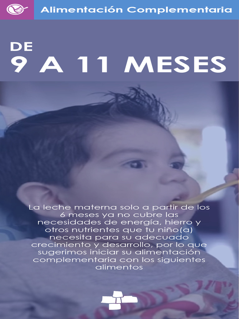 Alimentacion-complementaria-9-meses | PDF | Alimentos | Vegetales
