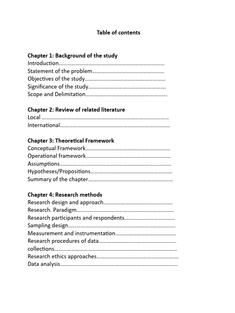 Table of Contents | PDF