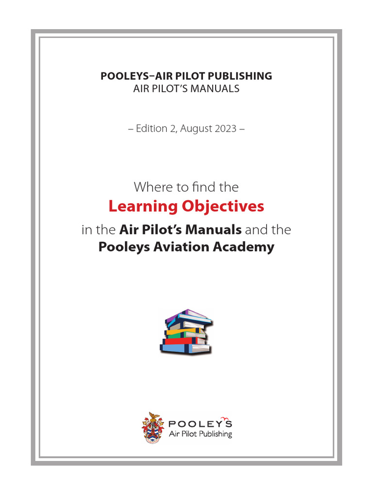 Pooleys Learning Objectives For Apms 2023 | PDF
