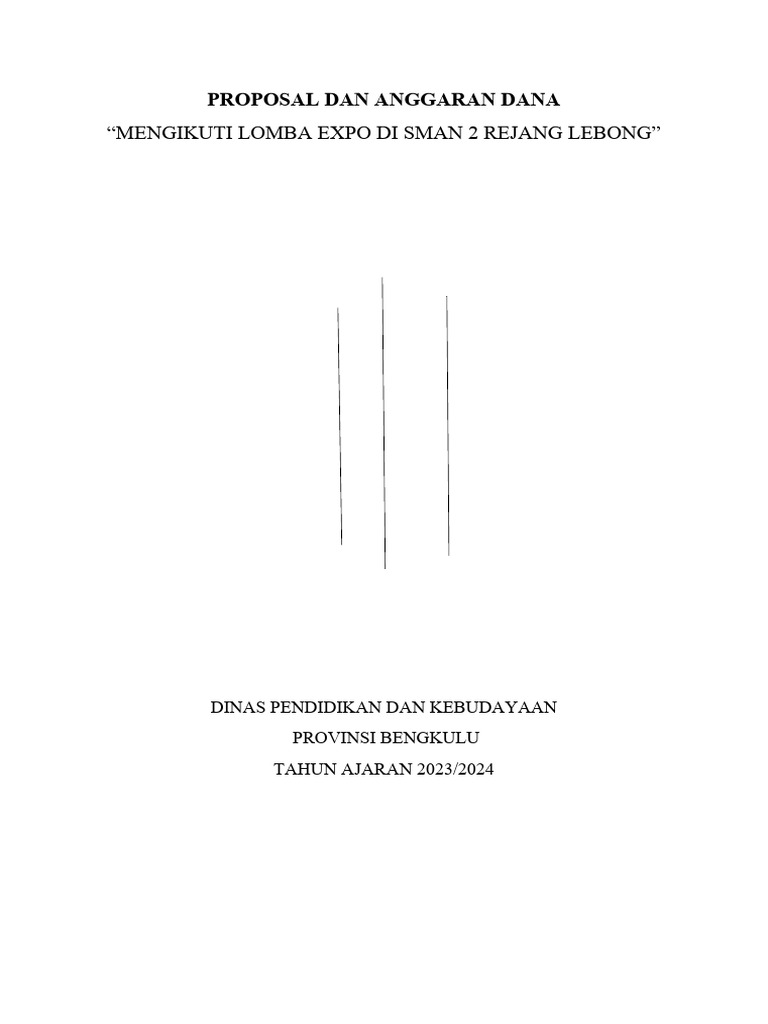 Proposal Lomba Story Telling SMAN 2 | PDF