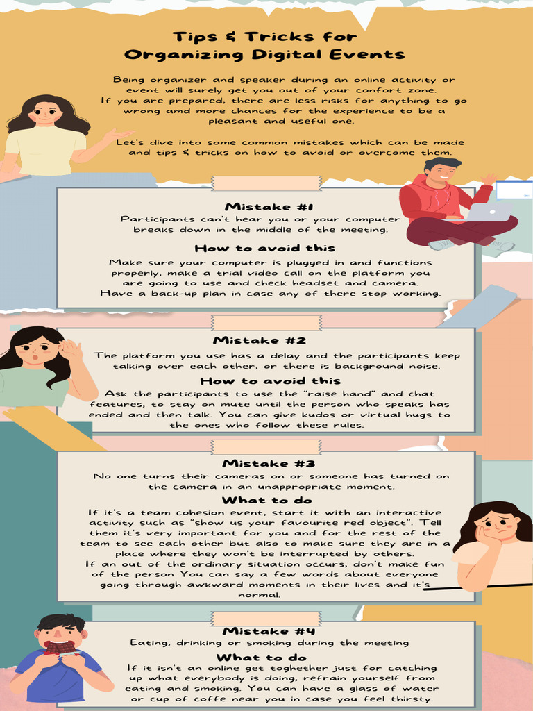 Tips & Tricks For Organizing Digital Events | PDF