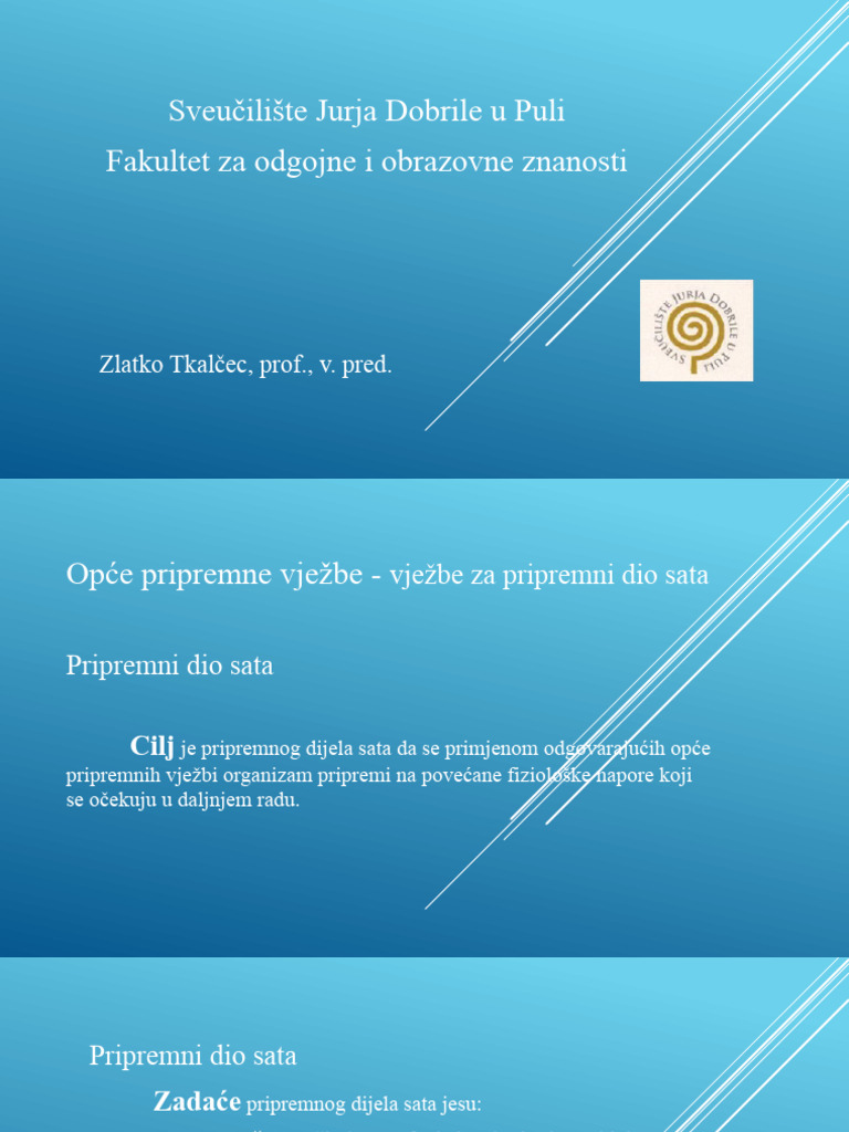 OPV 3. Staticke Vjezbe Istezanja | PDF