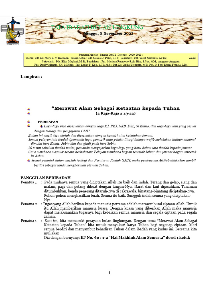 Liturgi | PDF | Kajian Bahasa Asing | Sains & Matematika
