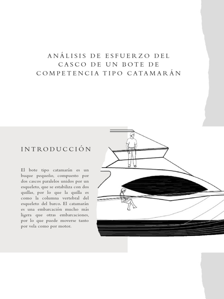 Barco catamaran | PDF | Viga (Estructura) | Buques