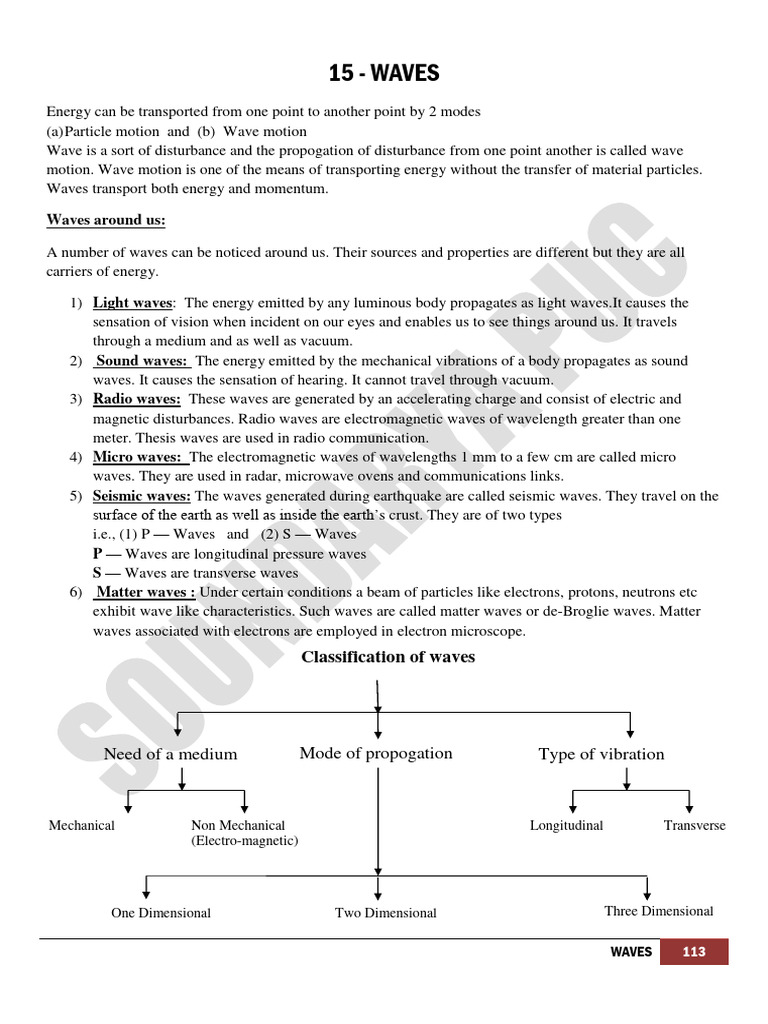 15 - Waves Document | PDF