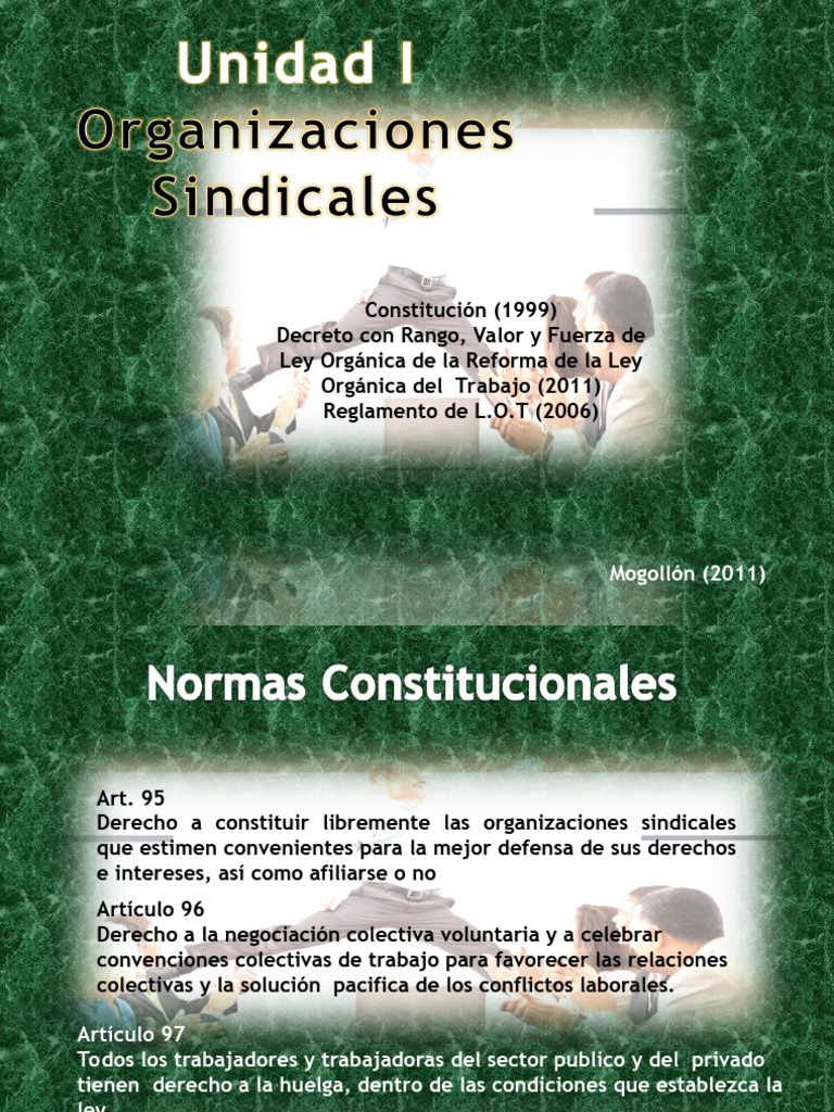Presentacion 01 | PDF | Sindicato | Votación