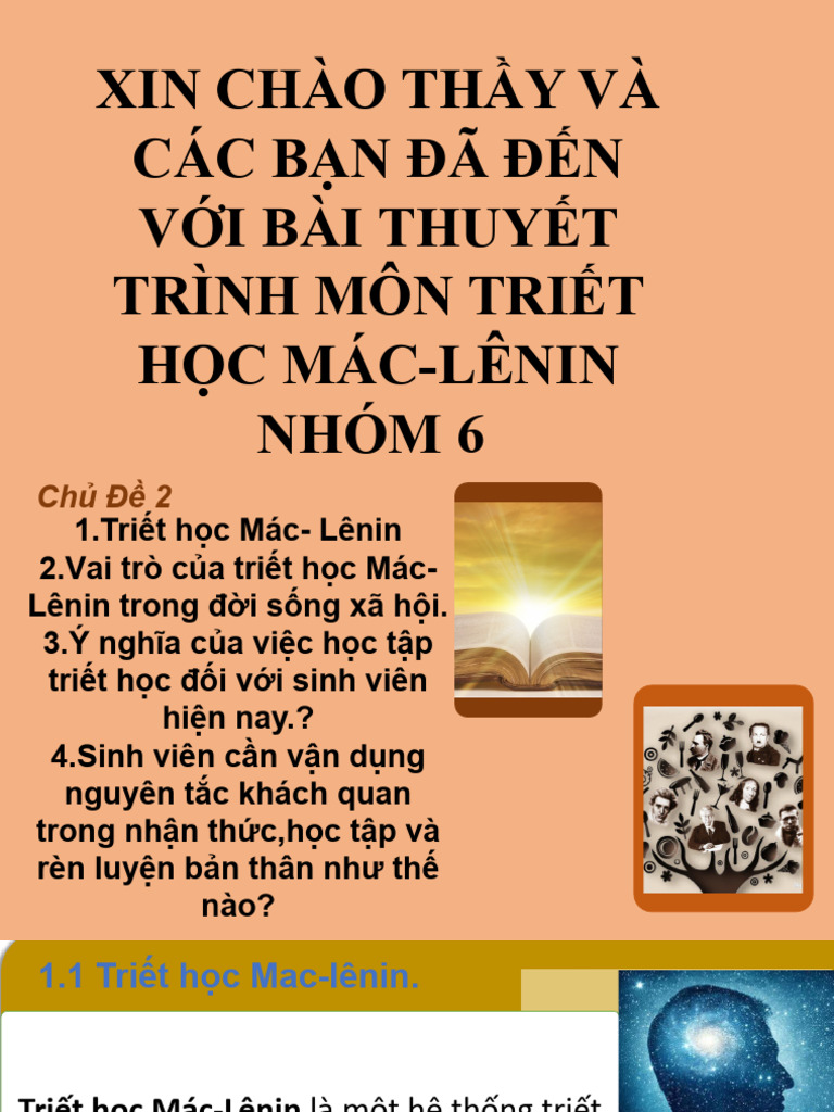 Bai Thuyet Trinh Triet | PDF