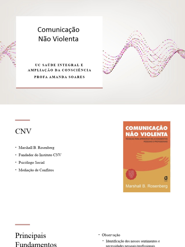 Comunicação Não Violenta Download Grátis Pdf Comunicação