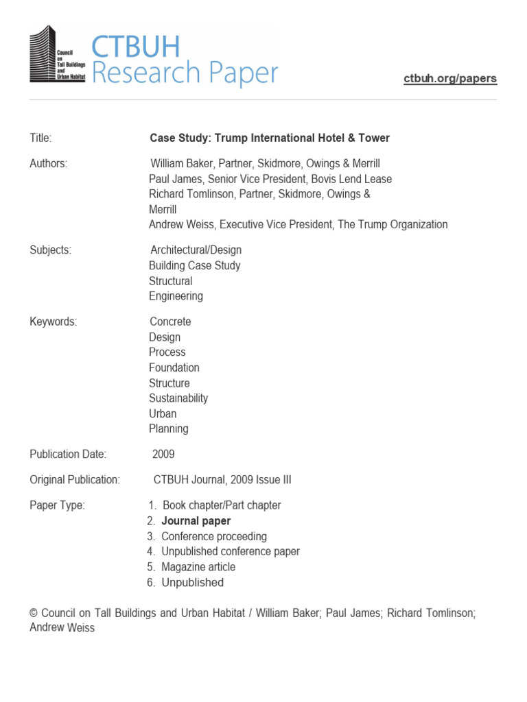 29 Case Study Trump International Hotel Tower | Download Free PDF ...