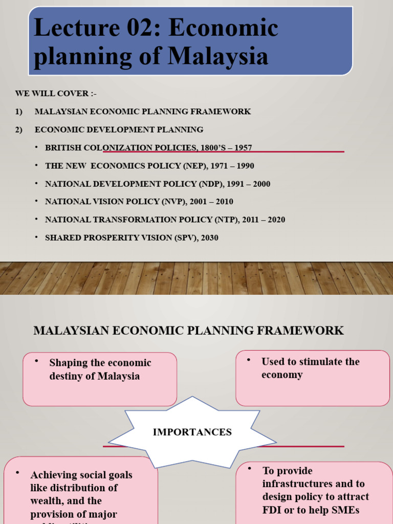 Lec02_Economic_Planning | PDF | Malaysia | Economies