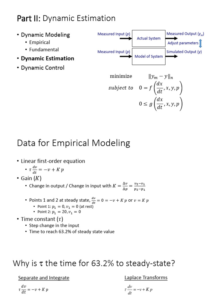 Intro Dynamic Esimation | PDF | Applied Mathematics | Mathematics