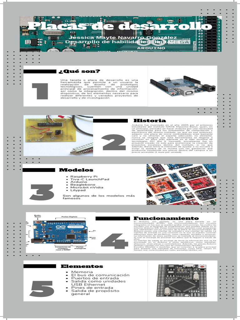 Placas de Desarrollo | PDF | Arduino | Microcontrolador