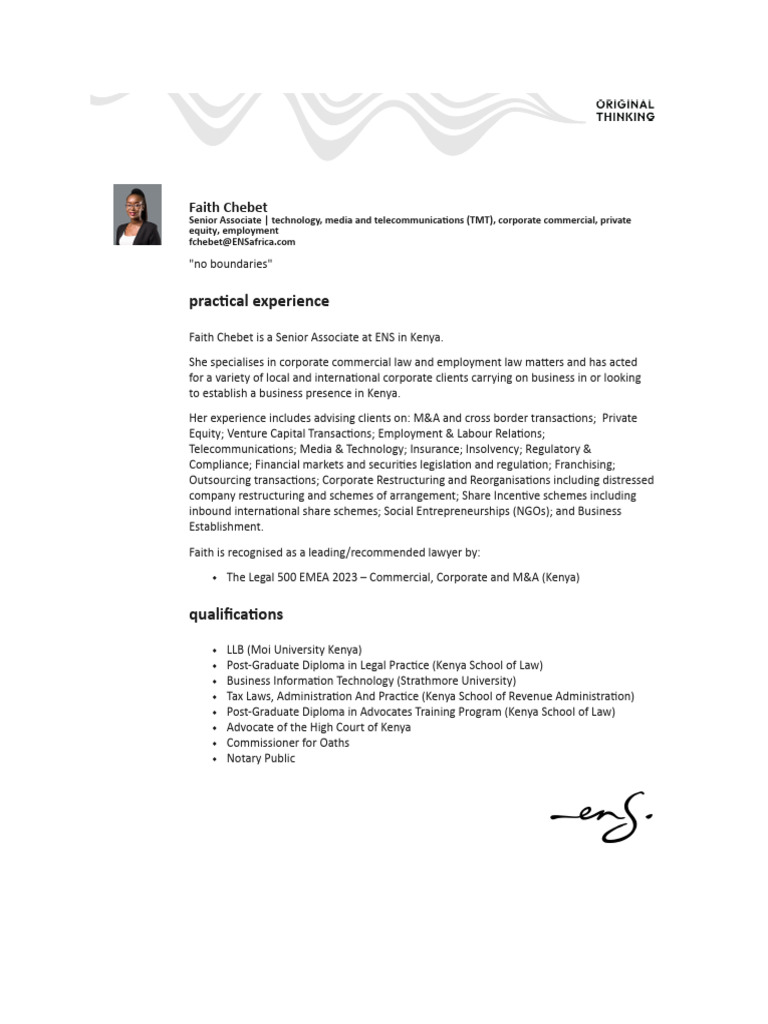 Faith Chebet CV | PDF