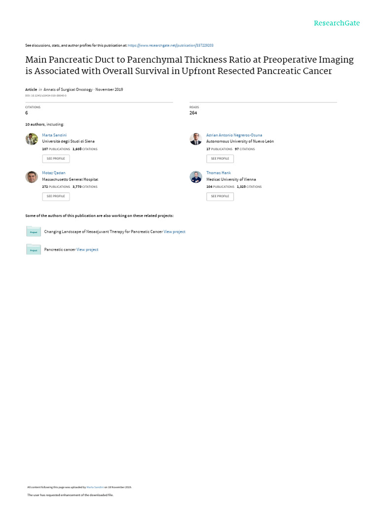 Ann Surg Oncol 2019 | PDF