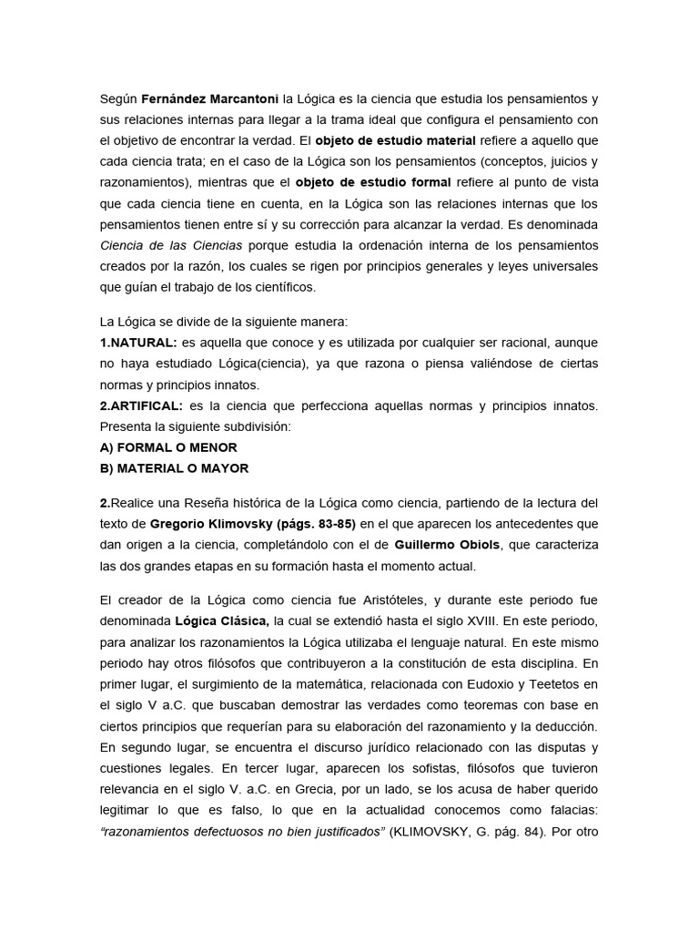 TIF Resumen. | PDF | Argumento | Proposición