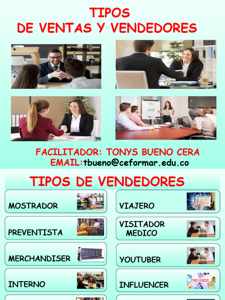 # 4 Tipos de Ventas y Vendedores | PDF