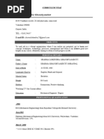 IIM A Resume Format For Freshers | PDF | Mechanical Engineering | Schools