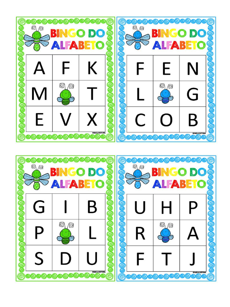 Bingo Do Alfabeto | PDF