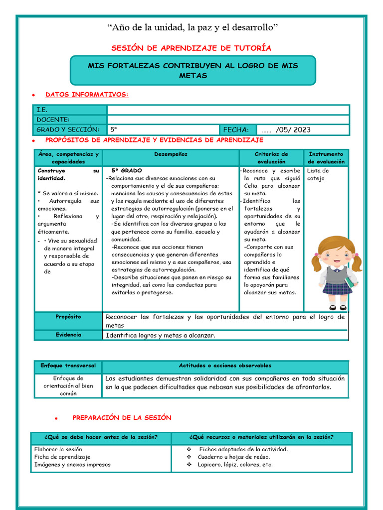 Fortalezas y Metas en Aprendizaje Infantil | PDF | Evaluación | Aprendizaje