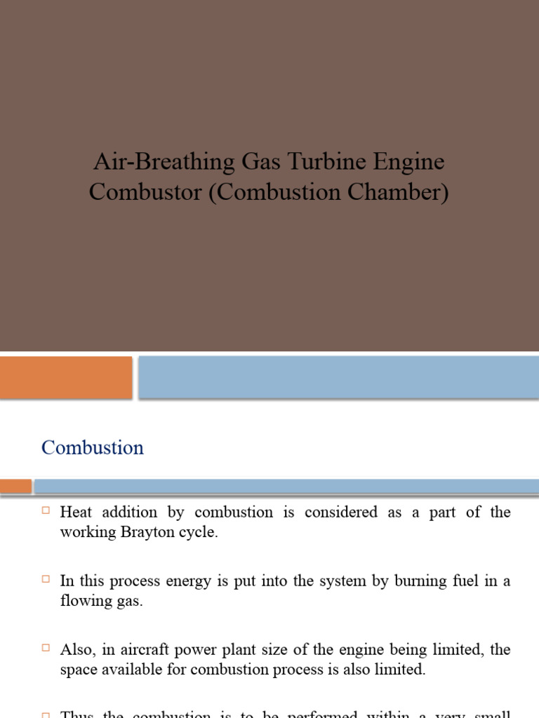 Chapter - III - Combustion Chamber and Combustion Mechanism | PDF | Combustion | Gas Turbine