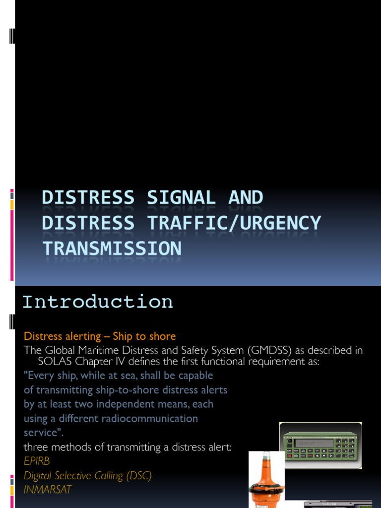 Curs Distress | PDF | Telecommunications | Radio