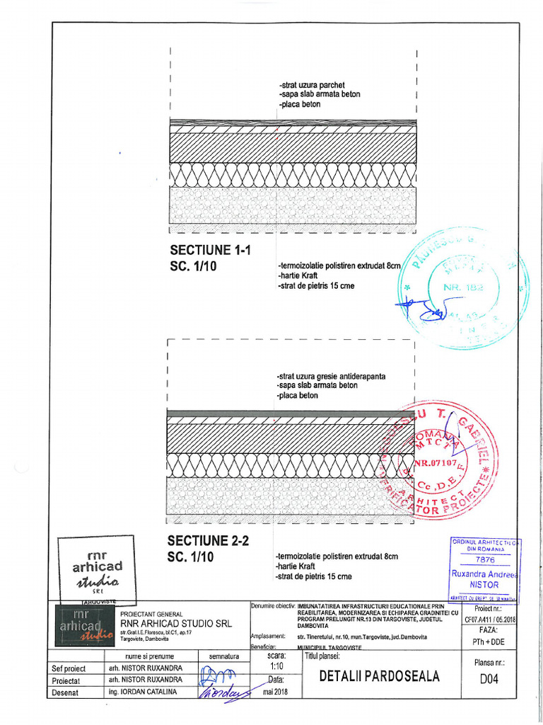 D04. DETALII PARDOSEALA - Pth+DDE | PDF