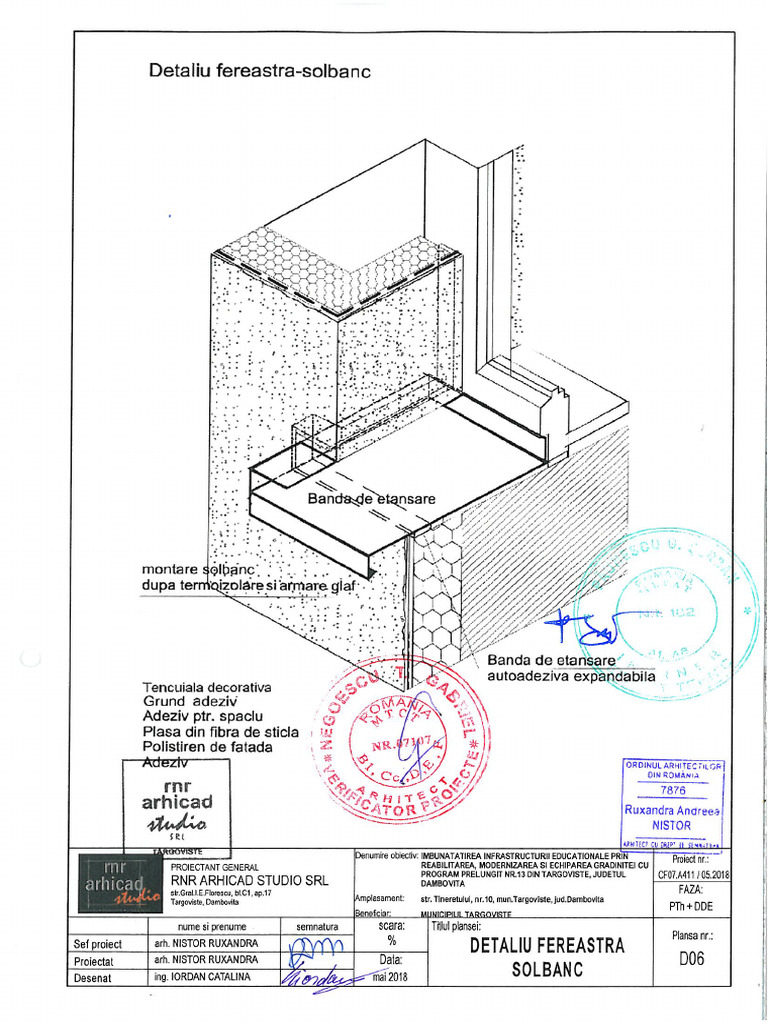 d06. Detaliu Fereastra Solbanc - Pth+dde | PDF