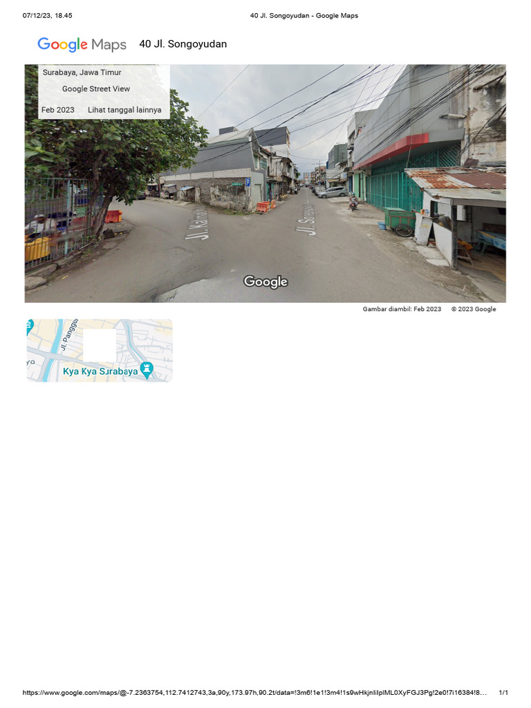 40 Jl. Songoyudan - Google Maps | PDF
