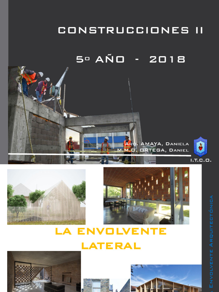 Envolvente Arquitectónica: Diseño y Funciones | PDF