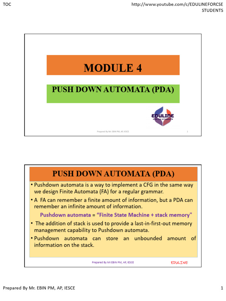 Toc Module 4 | PDF | Theoretical Computer Science | Mathematical Logic