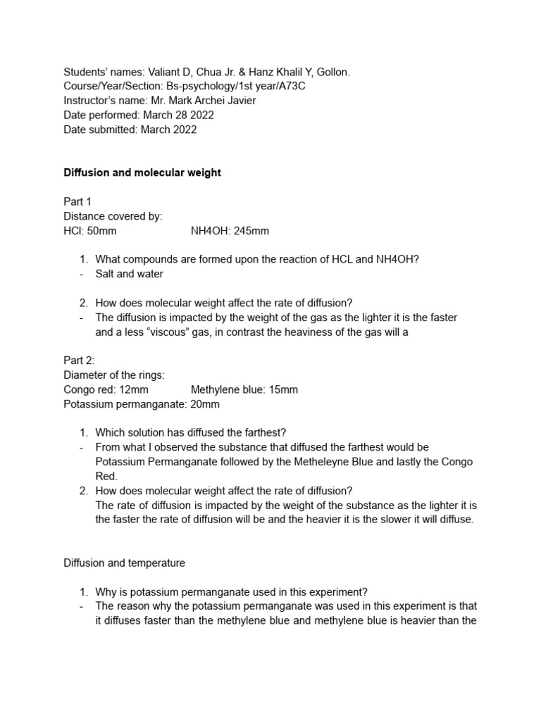 Act 3 Gollon, Hanz Chua, Valiant | PDF | Osmosis | Applied And ...