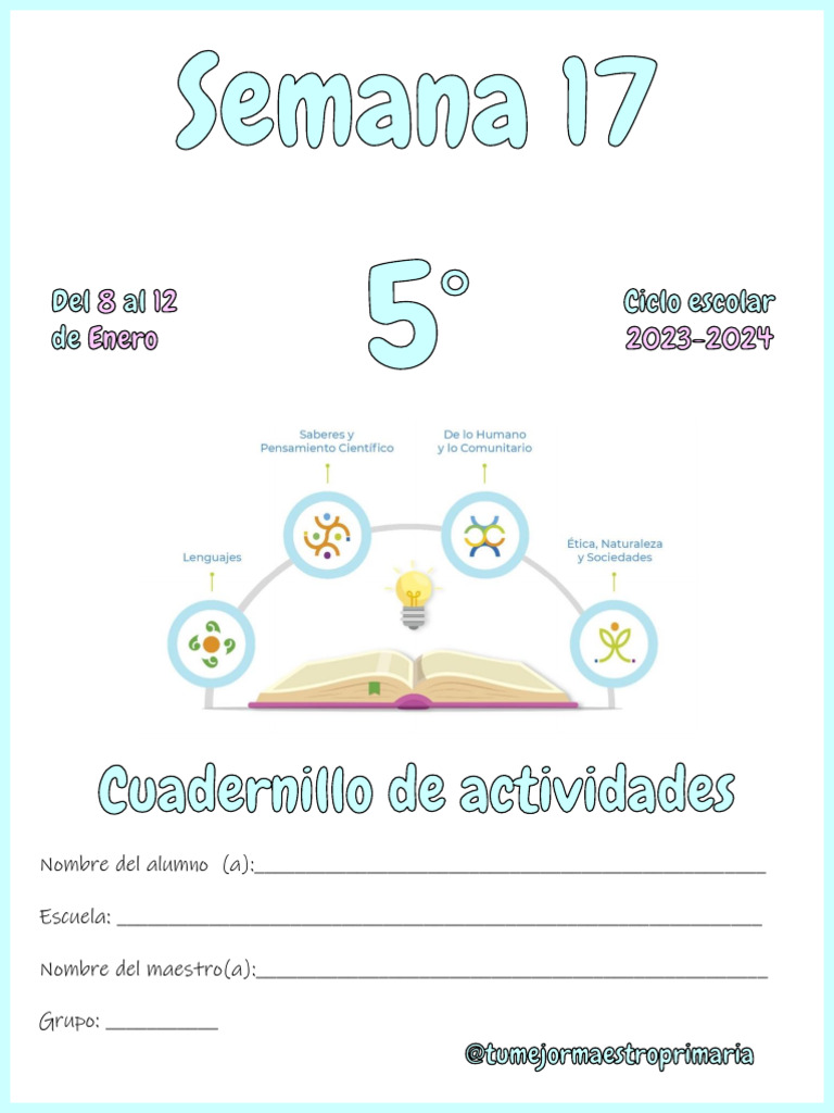 ??5° TMMP Sem17 Cuadernillo 23-24 | PDF | Migración humana | Temperatura