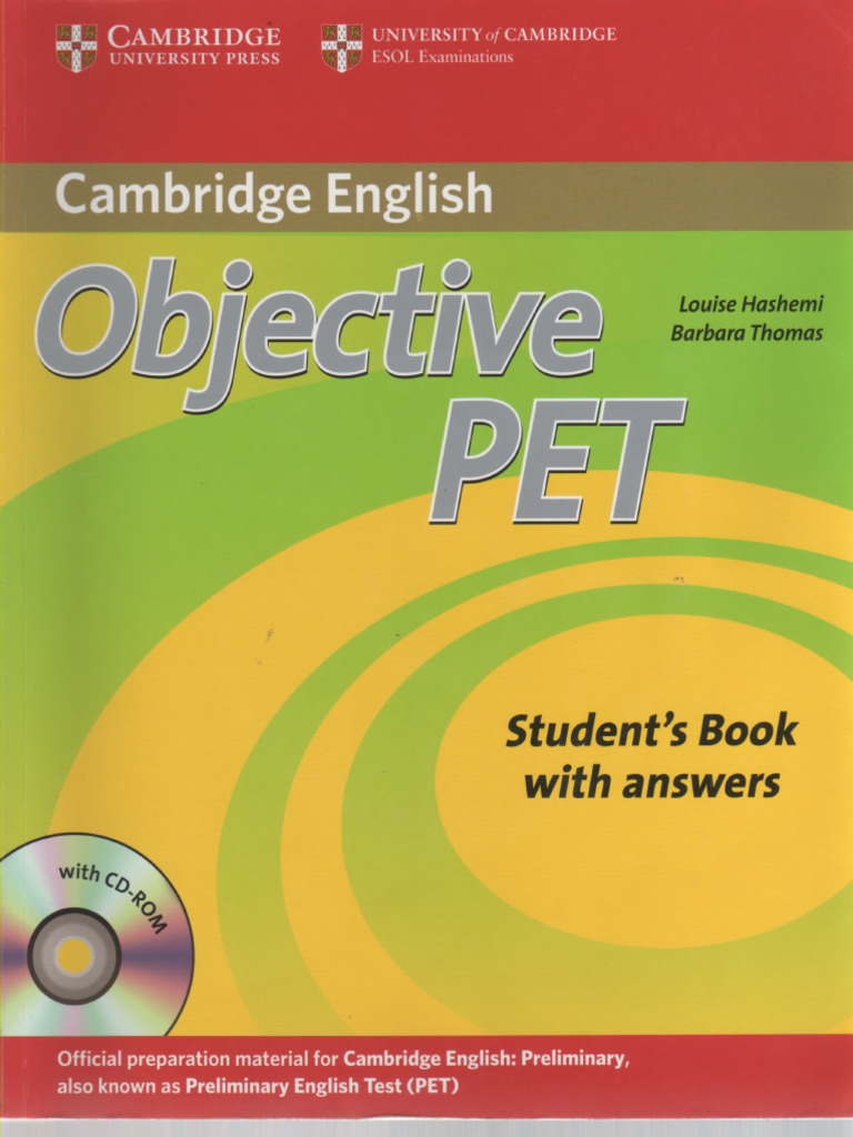 Cambridge English-Objective PET-second Edition-Studentâ S Book With Key | PDF