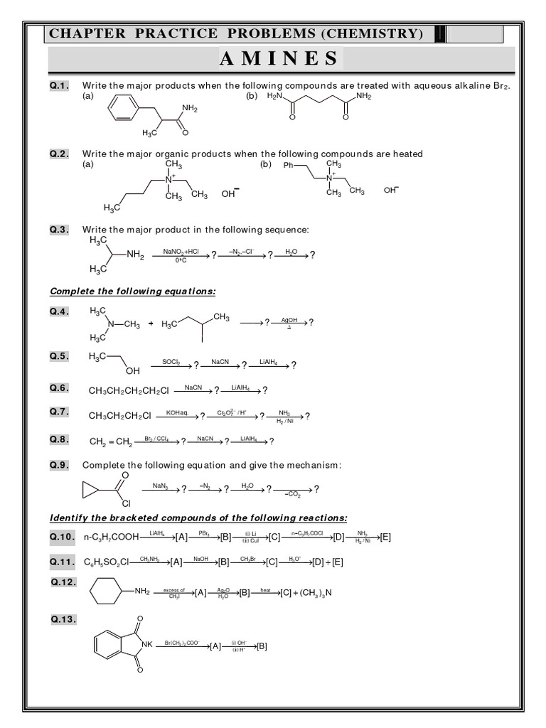 CPP Amines VD | PDF | Amine | Chemical Substances