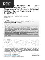 Guidelines for Acute Behavioural Disturbance | PDF | Emergency ...