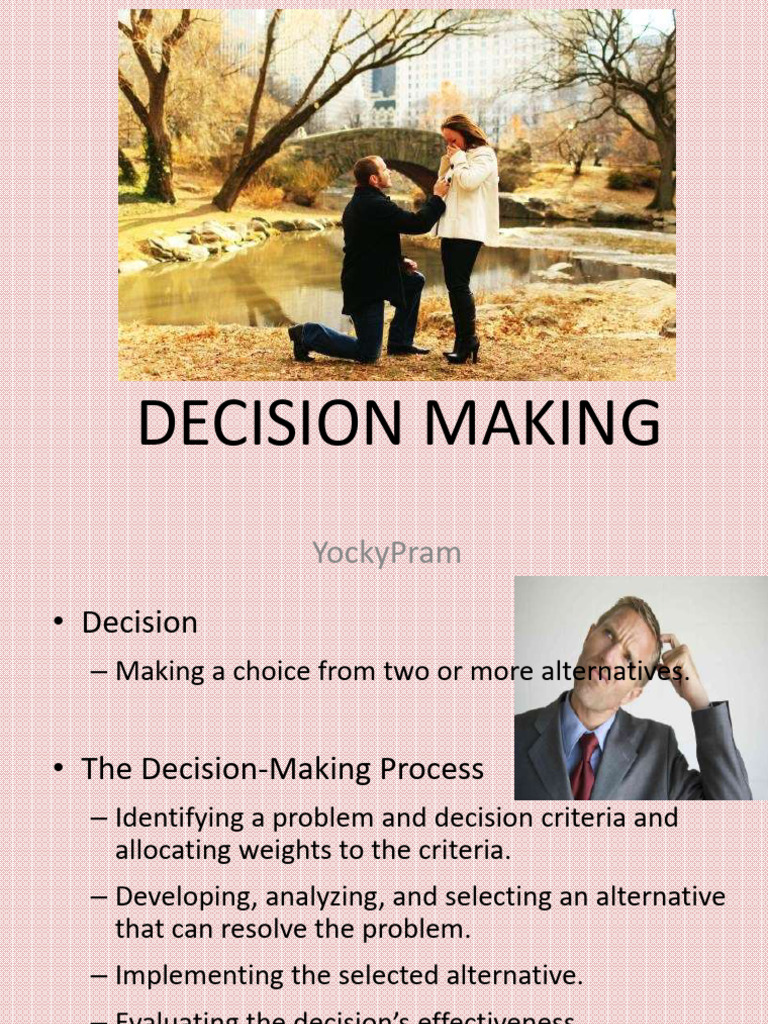 Yocki - S Pengamen 3 Decision Making | PDF