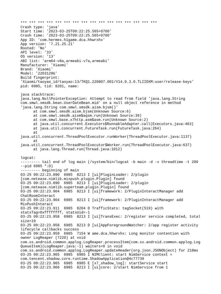 Catchlogs - 2023-03-25 at 09-22-25 - 7.21.2 - .Java | PDF | Zip (File Format) | Java ...