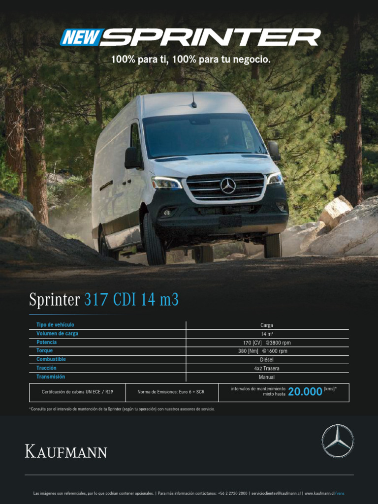 New Sprinter 317 Cdi 14 M3 | PDF | Estilos de carrocería | Transporte ...