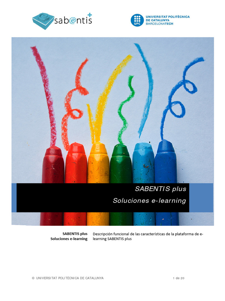Sabentis Plus Soluciones E-Learning | PDF