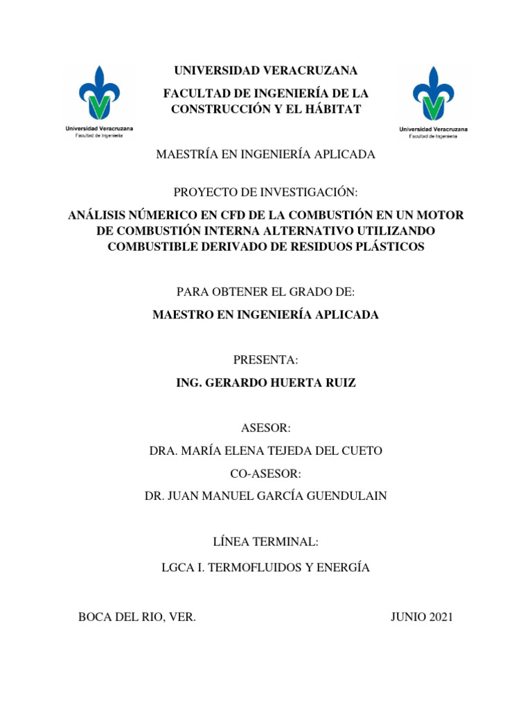 Tesis - Gerardo Huerta Ruiz | PDF | Pirólisis | El plastico