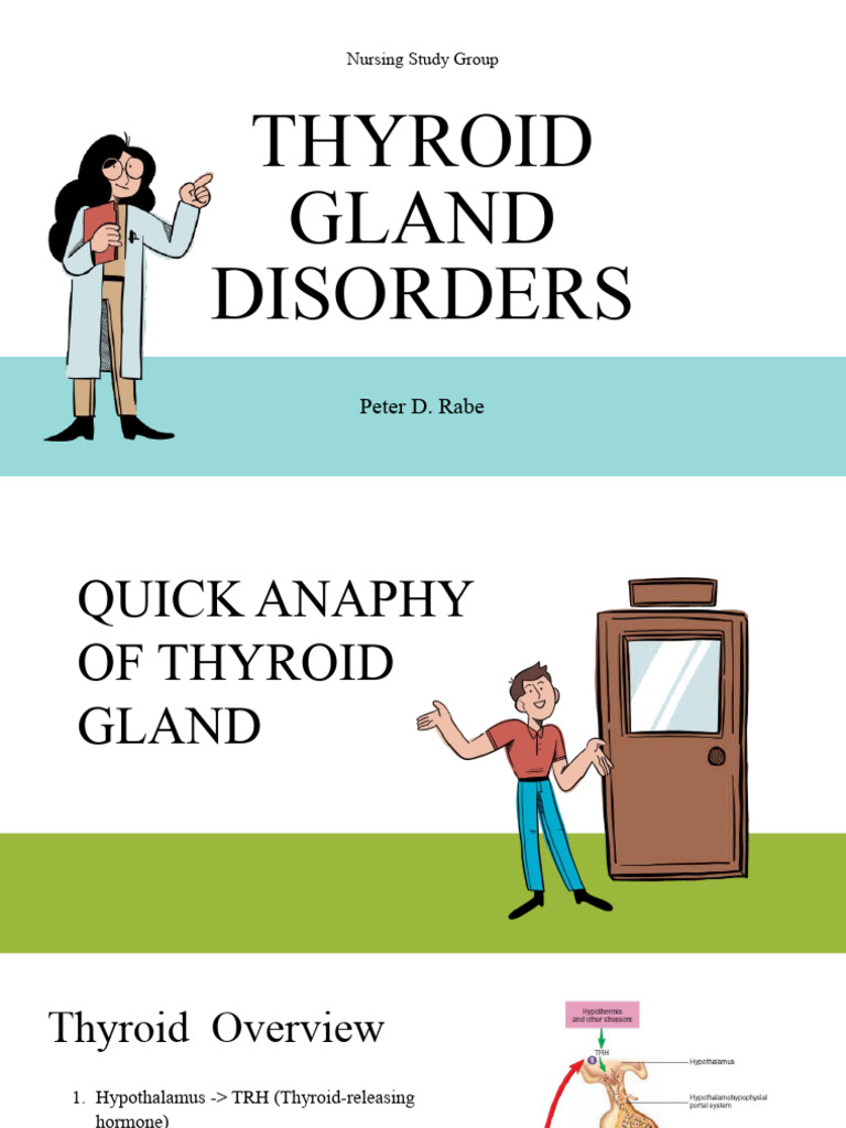 Thyroid Gland | PDF | Hypothyroidism | Hyperthyroidism