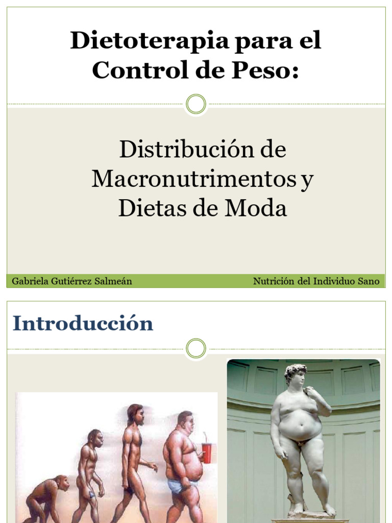 Dietoterapia del Control de Peso_ | PDF | Dieta | gordo