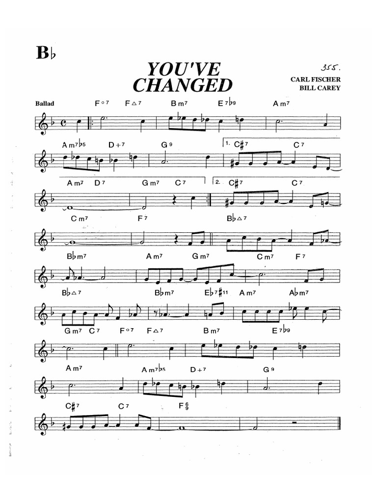 You've Changed | PDF