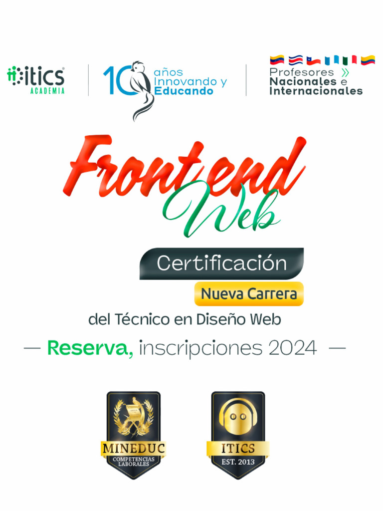 Desarrollo Web - Frontend - Diseño Web - 2024 | PDF