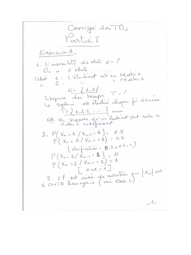 Corrigé TD 2-4 | PDF