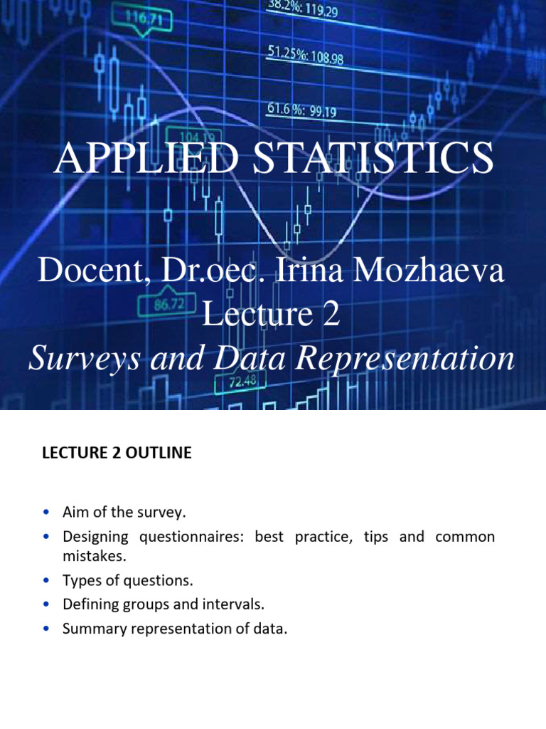 RSU - Statistics - Lecture 2 - Final - myRSU | PDF | Survey Methodology | Level Of Measurement