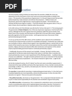 Overview of the Westminster System | PDF | Westminster System | Prime ...