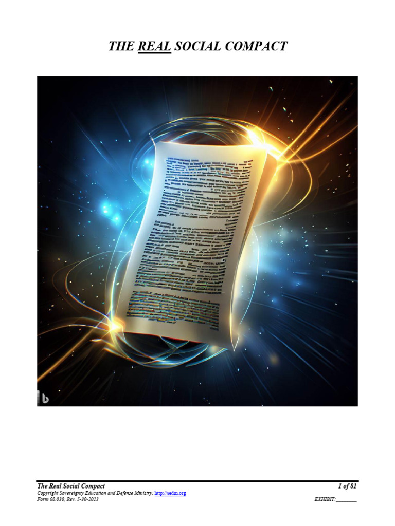 The REAL Social Compact, Form #08.030 | PDF | United States Code ...