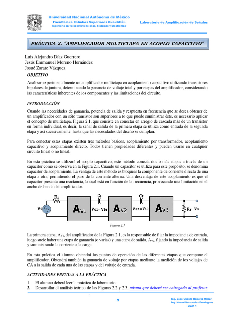 Práctica U 4 | PDF | Amplificador | Transistor