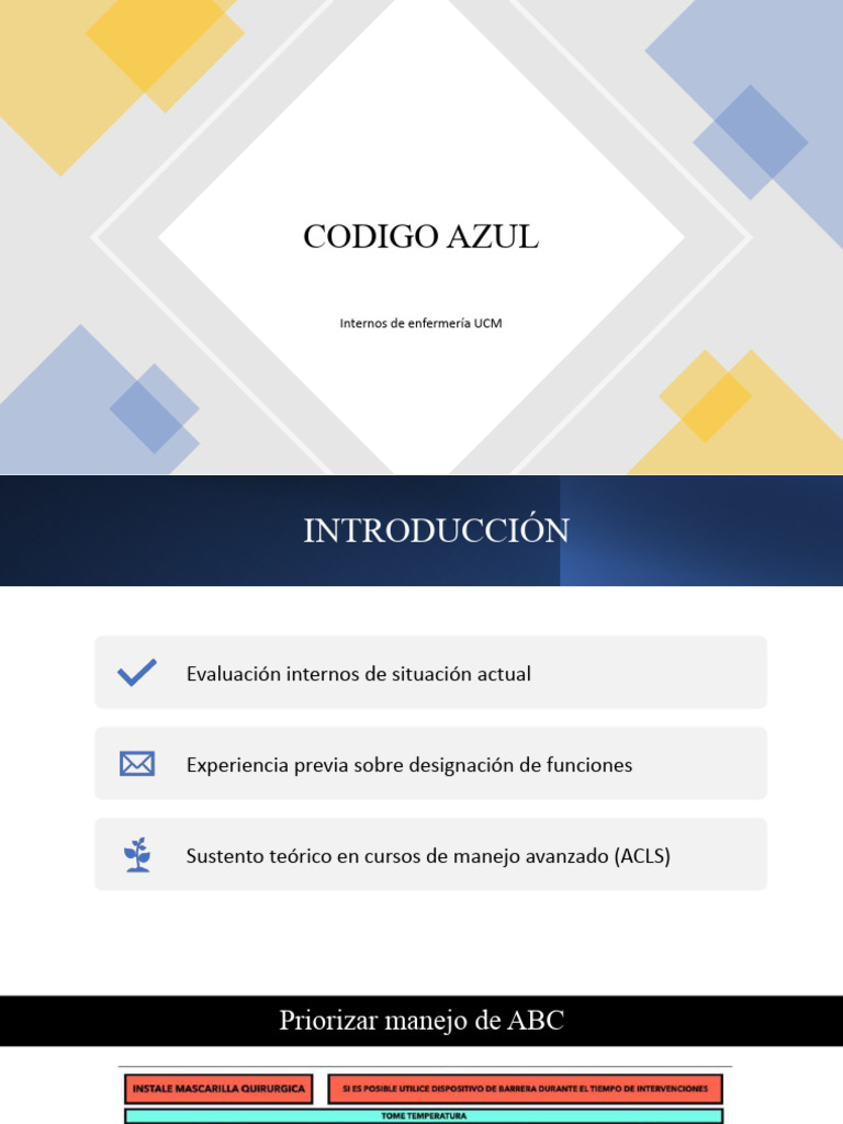 Codigo Azul | PDF | Medicamentos con receta | Paro cardíaco